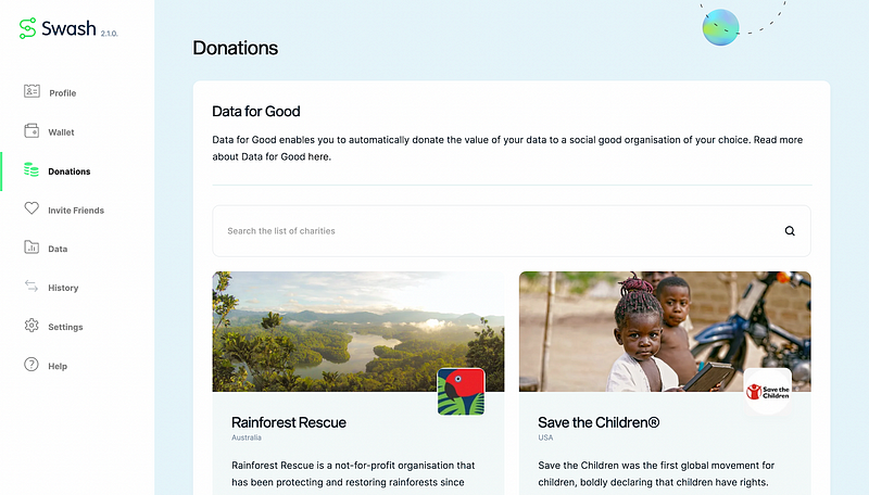 New referral program, Data for Good launch, and SWASH verification bonus!